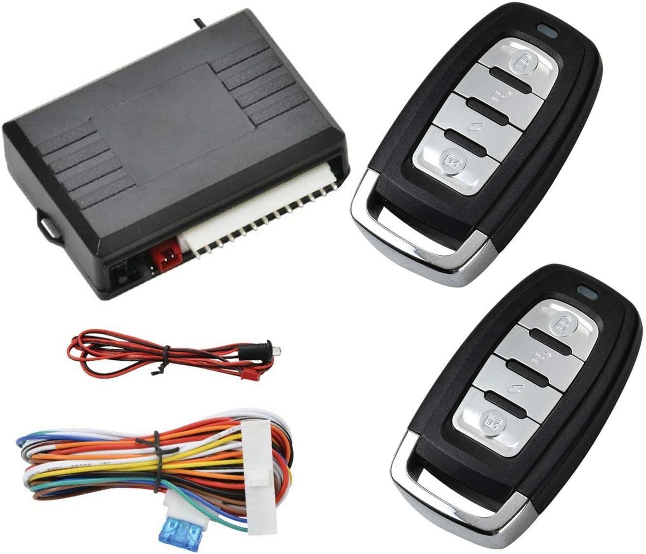 Universal Remote Control Central Door Lock Kit Style 7 Locking Keyless ...