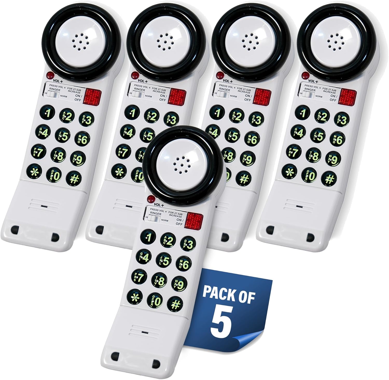 Amazon.com : Med-Pat XL88Q - Easy to Use One-Piece Telephone with Ring ...