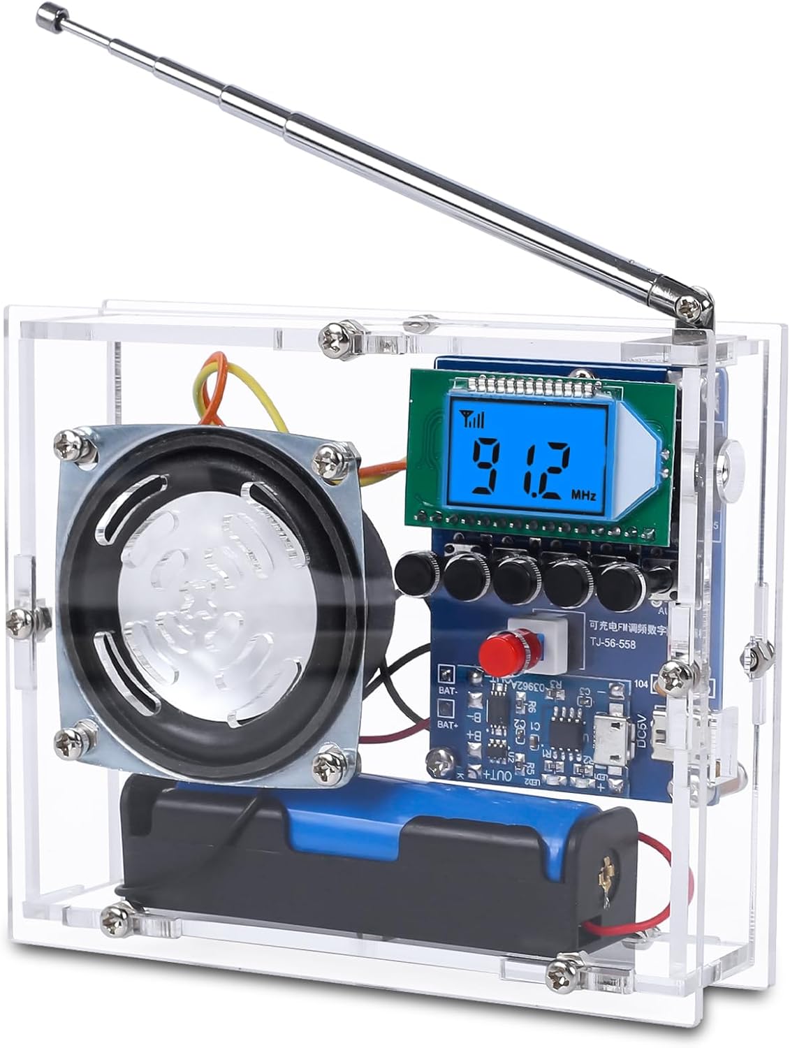 Amazon.com: IS Soldering Project Kit, Icstation FM Radio Kit with ...