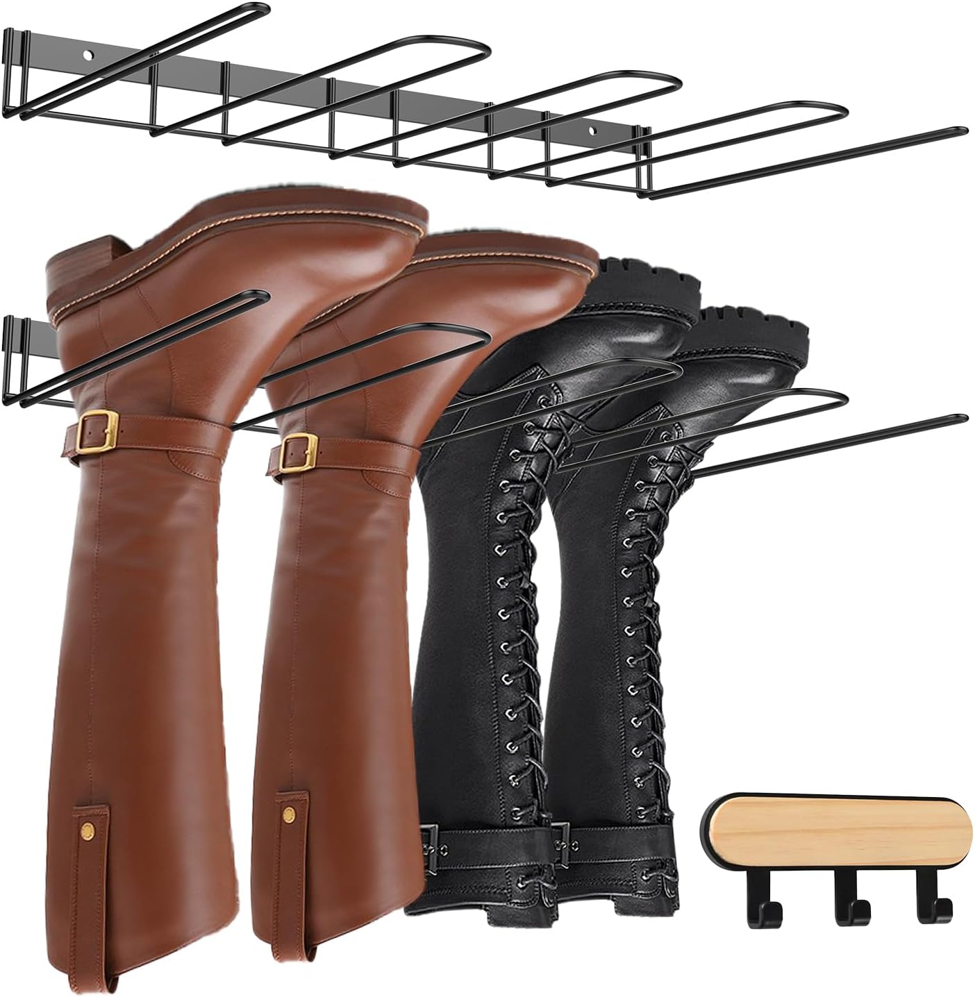 Amazon.com: TONINT 2 Packs Boot Rack,Wader Hangers for wall, Wall ...