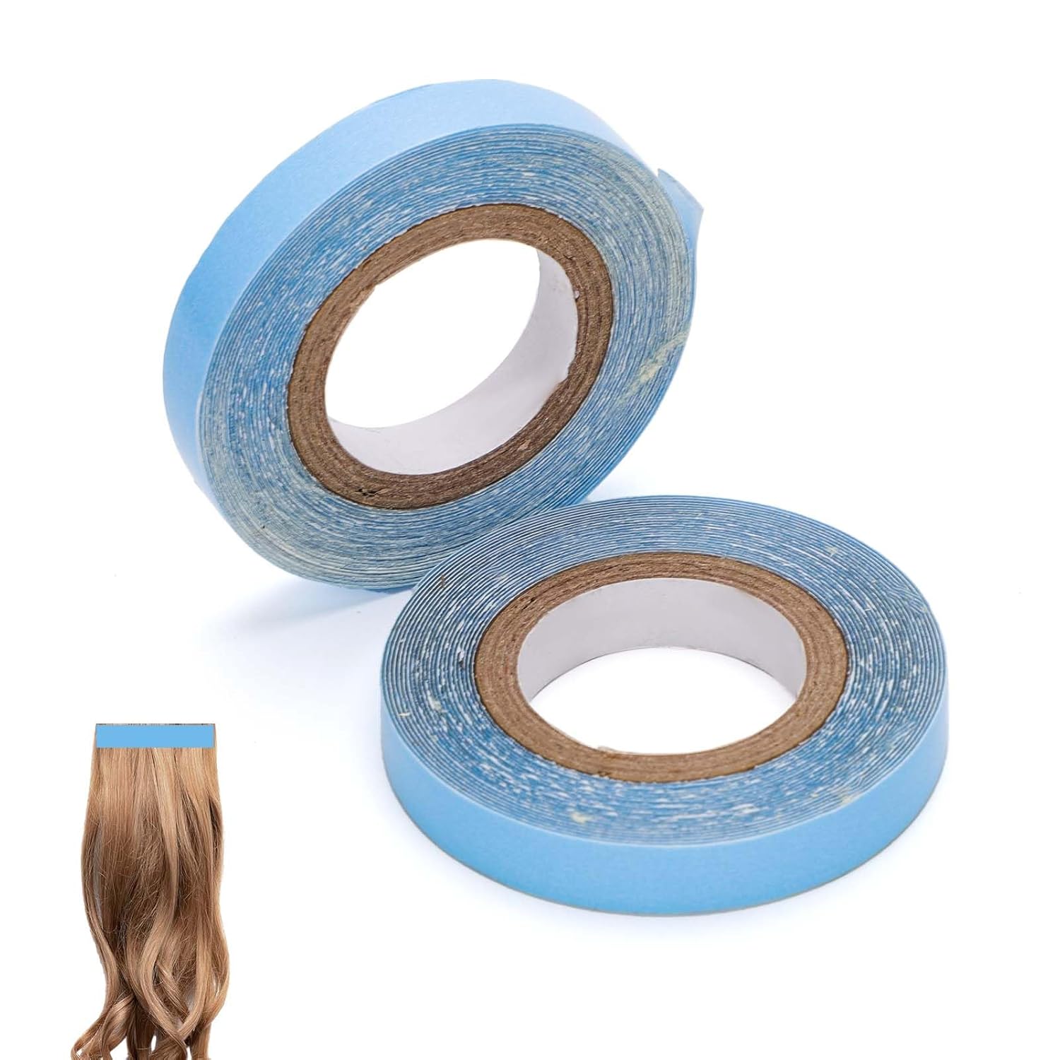 Amazon.com: 2 Rolls Hair Extension Tape, 9.84 Feet Hair Wig Tape Double ...