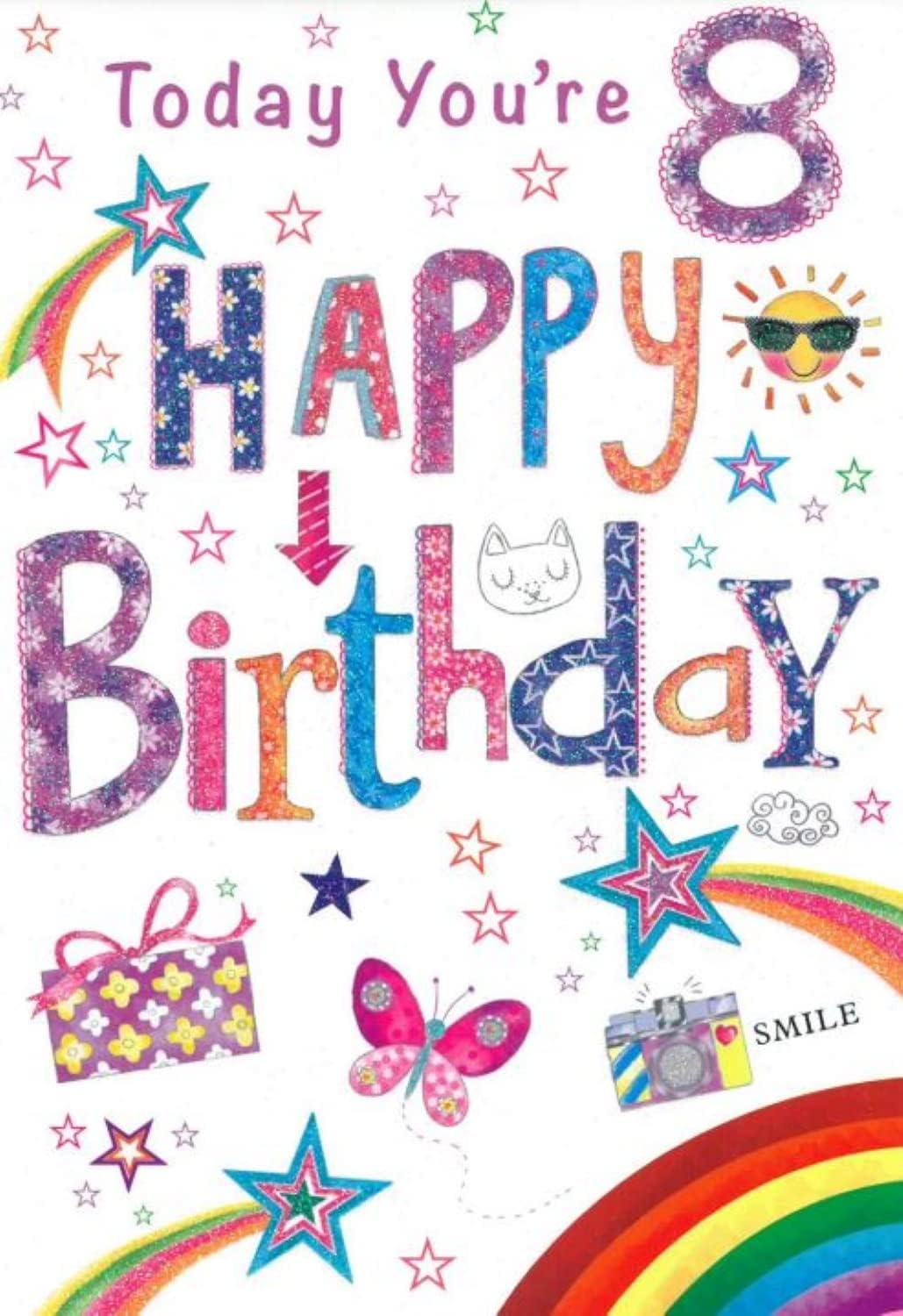 Danilo Promotions Limited Barbie Age 8 Birthday Card, Official Barbie ...
