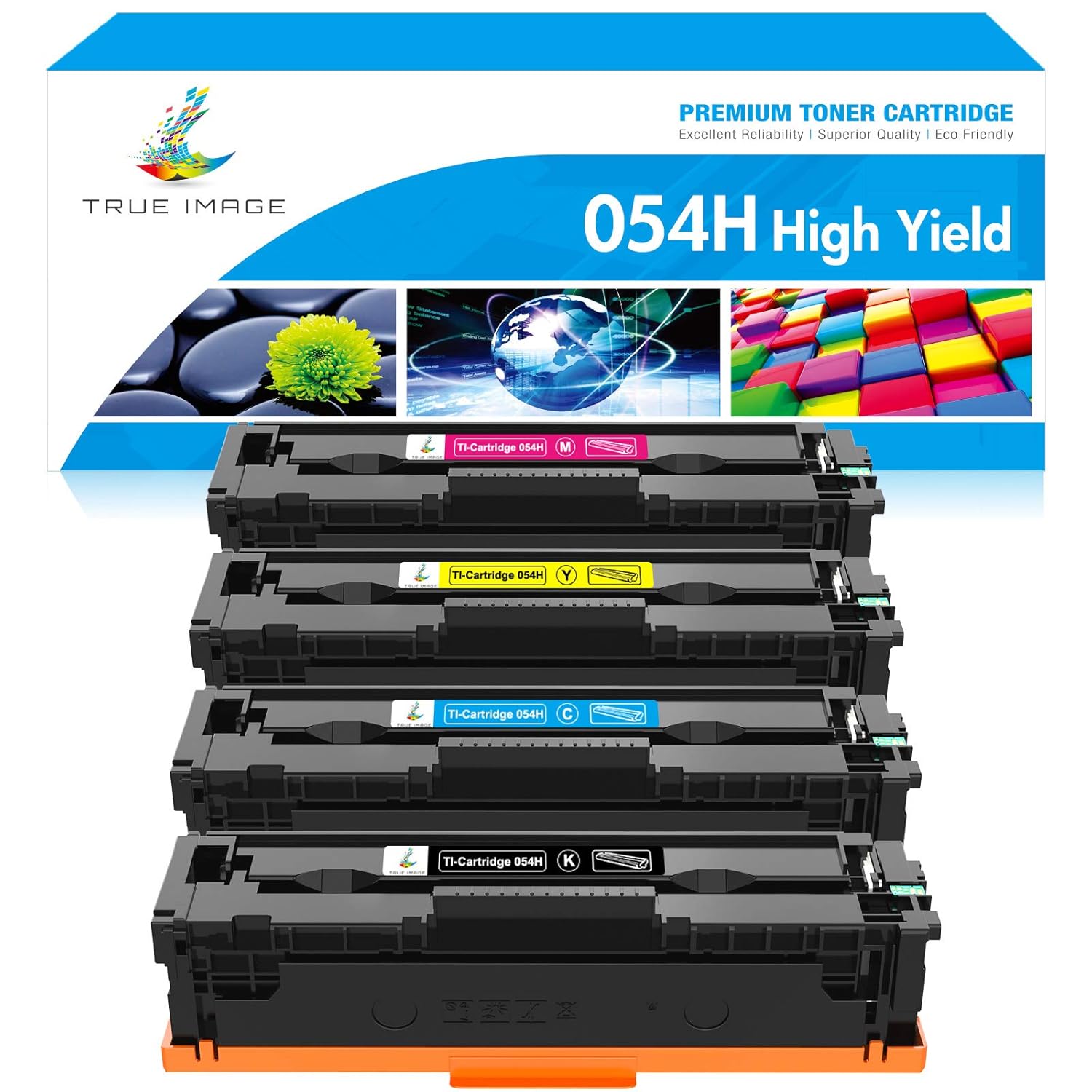 True Image Compatible Toner Cartridge for Canon 054 054H CRG-054 MF644 ...