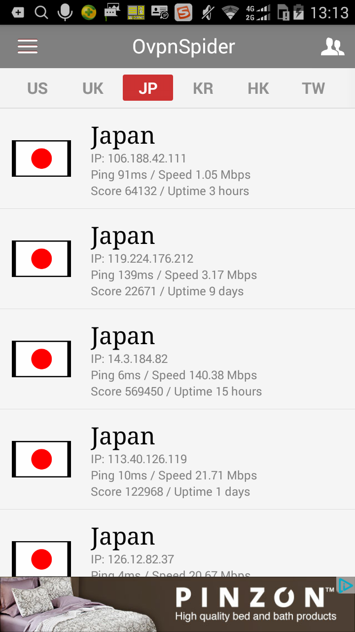 OvpnSpider- Free VPN - App on Amazon Appstore