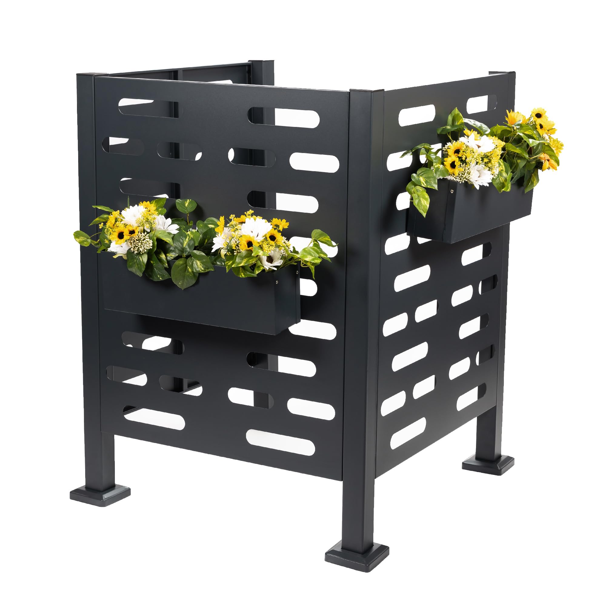 Amazon.com : RTS Home Accents Outdoor Premium Air Conditioner Planter ...