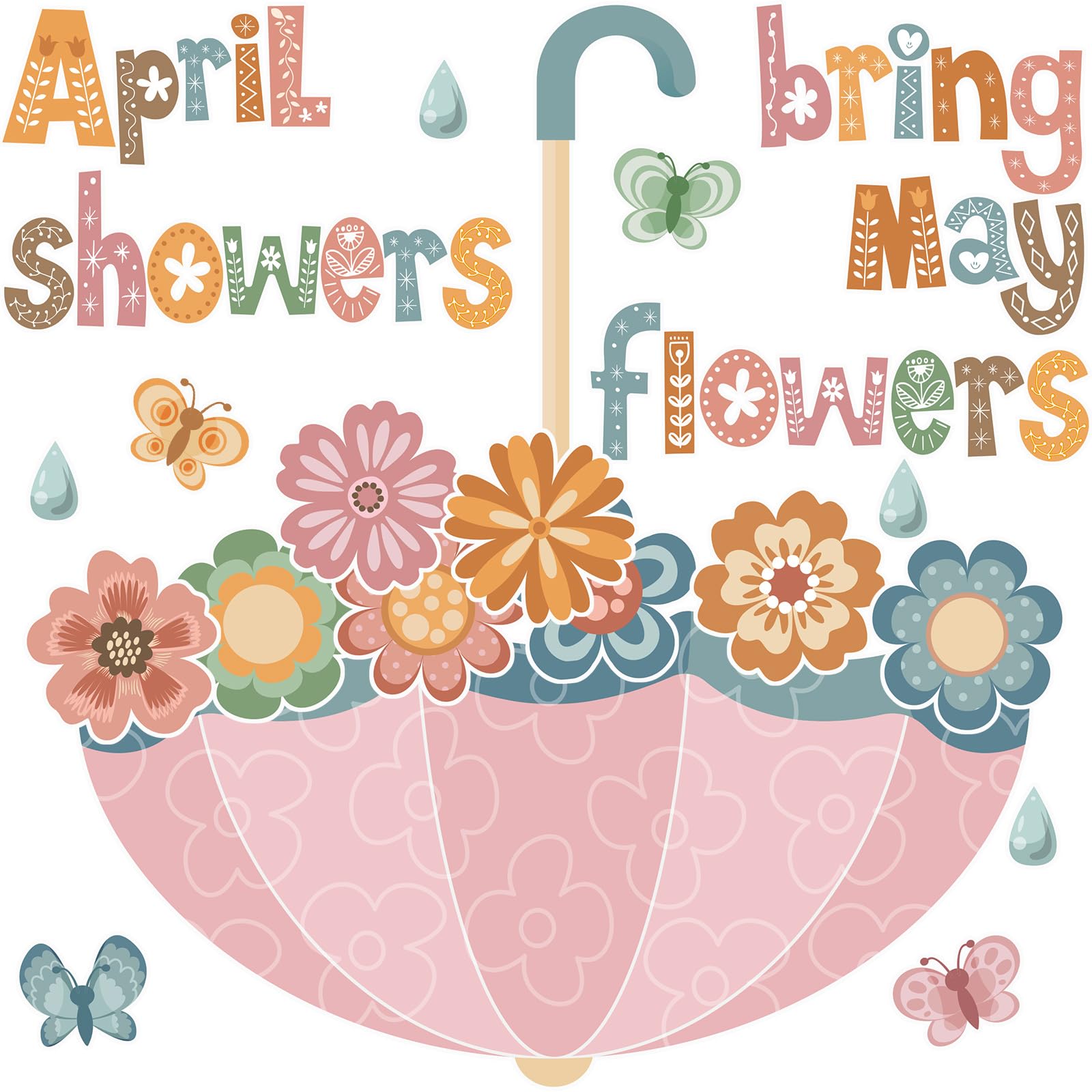 April Showers Bring May Flowers April Showers Bring Stock