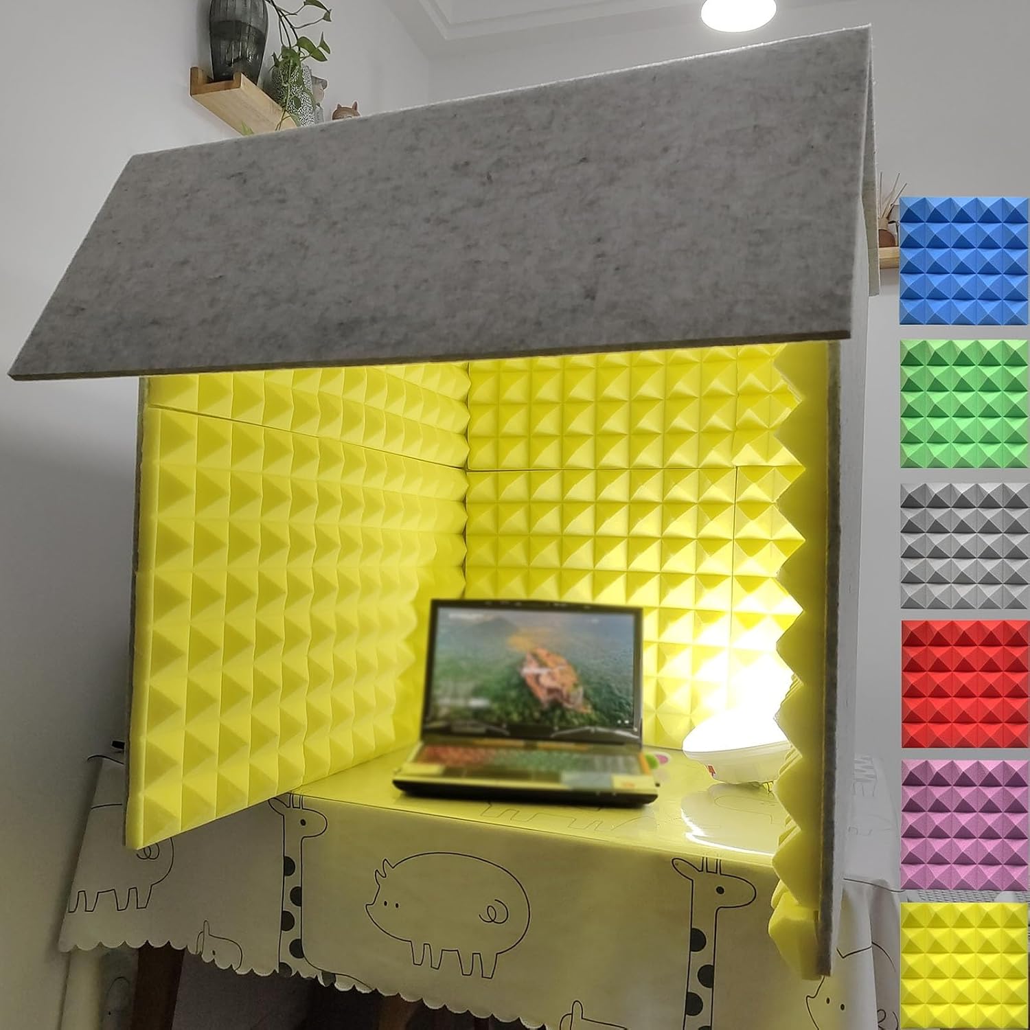 Amazon.com - WORDFUN Portable Sound Booth, Microphone Isolation Booth ...