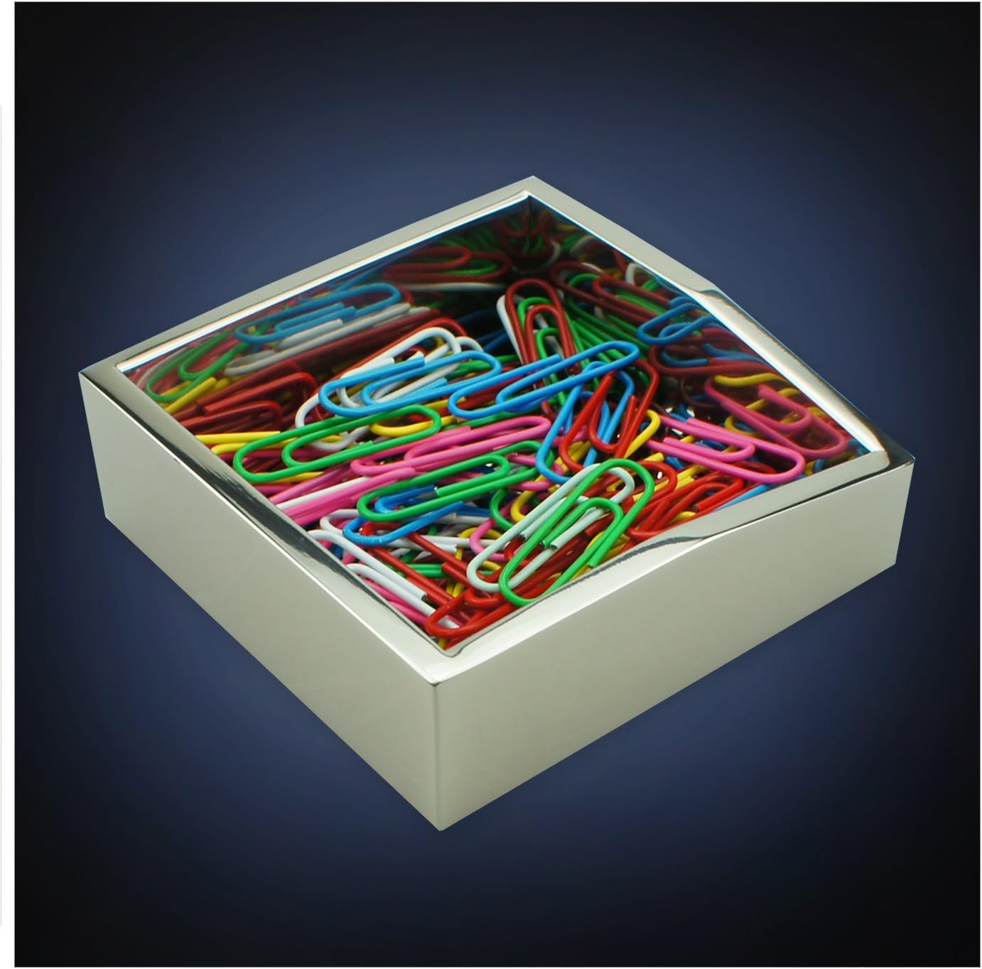 Amazon.com : ArtsOnDesk Modern Art Paper Clip Holder/Dispenser Mr111 ...