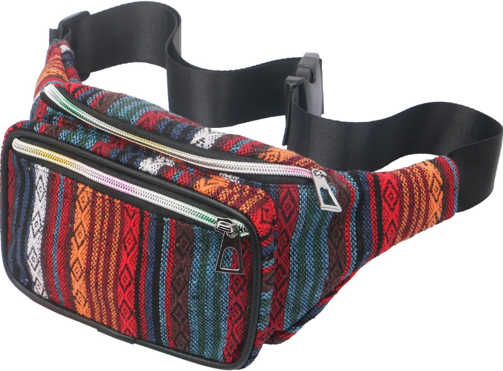 Amazon.com | Freakmandu Unisex Hemp Fanny Pack - Hip Waist Bag Money ...