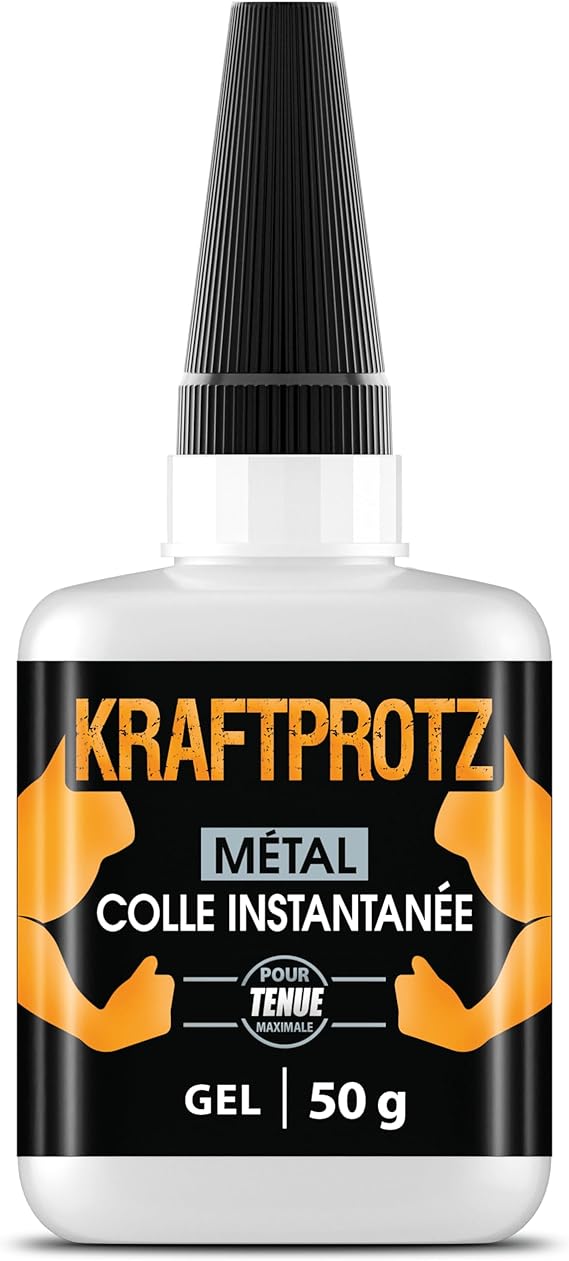 Colle métal extra forte gel 50 g – super glue transparente pour ...