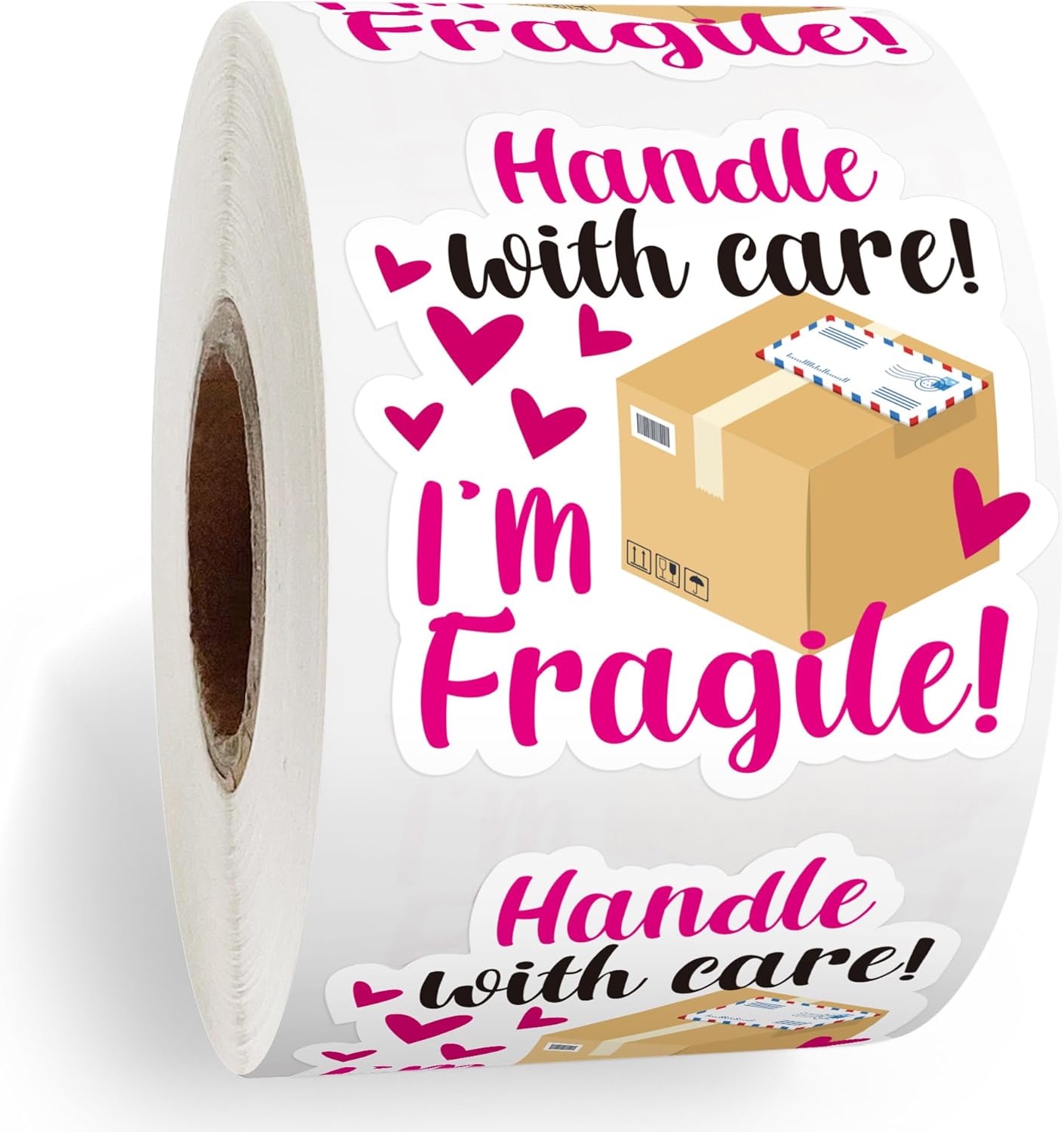 Amazon.com: Bttwkco 500pcs I'm Fragile Handle with Care Stickers,Do not ...