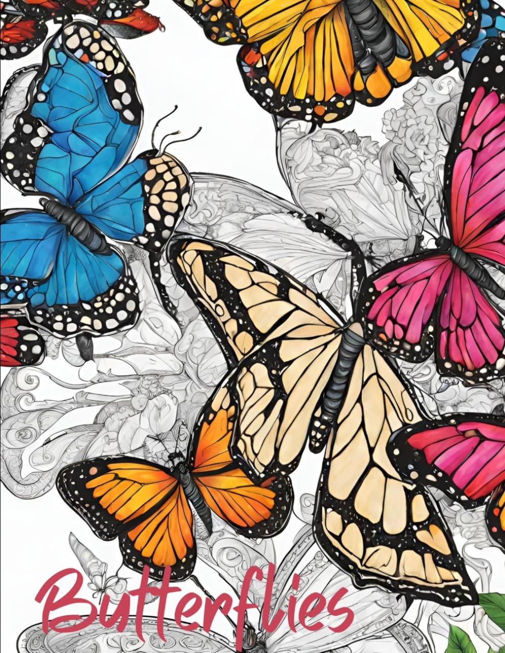 Amazon.com: Butterflies: Coloring Book: 9798320079257: Runnels, Heather ...