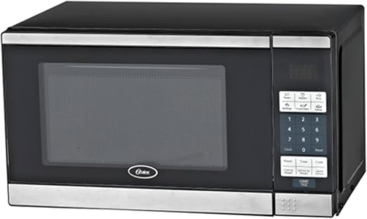 Amazon.com: Oster 0.7 cu ft Microwave Oven, Stainless Steel and Black ...