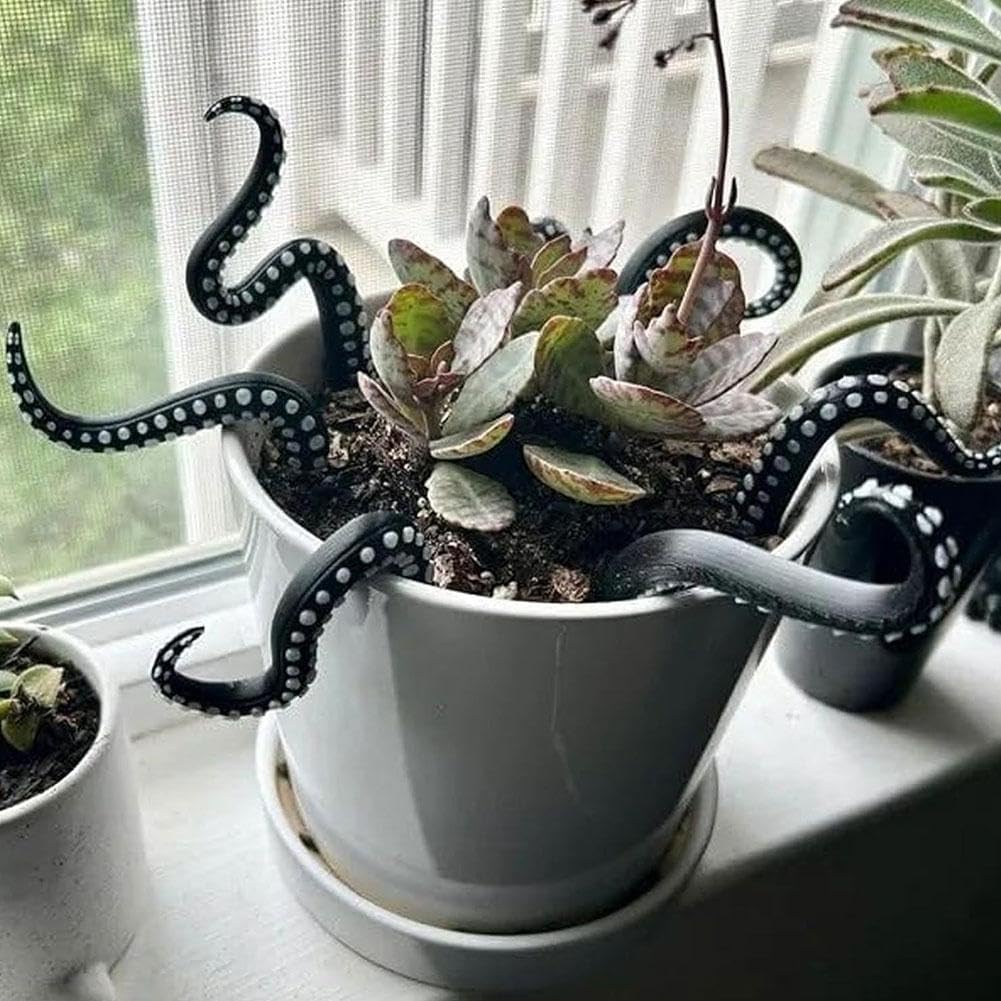 Amazon.com: 7Pcs Octopus Tentacle Stakes,Glow in The Dark Octopus Plant ...
