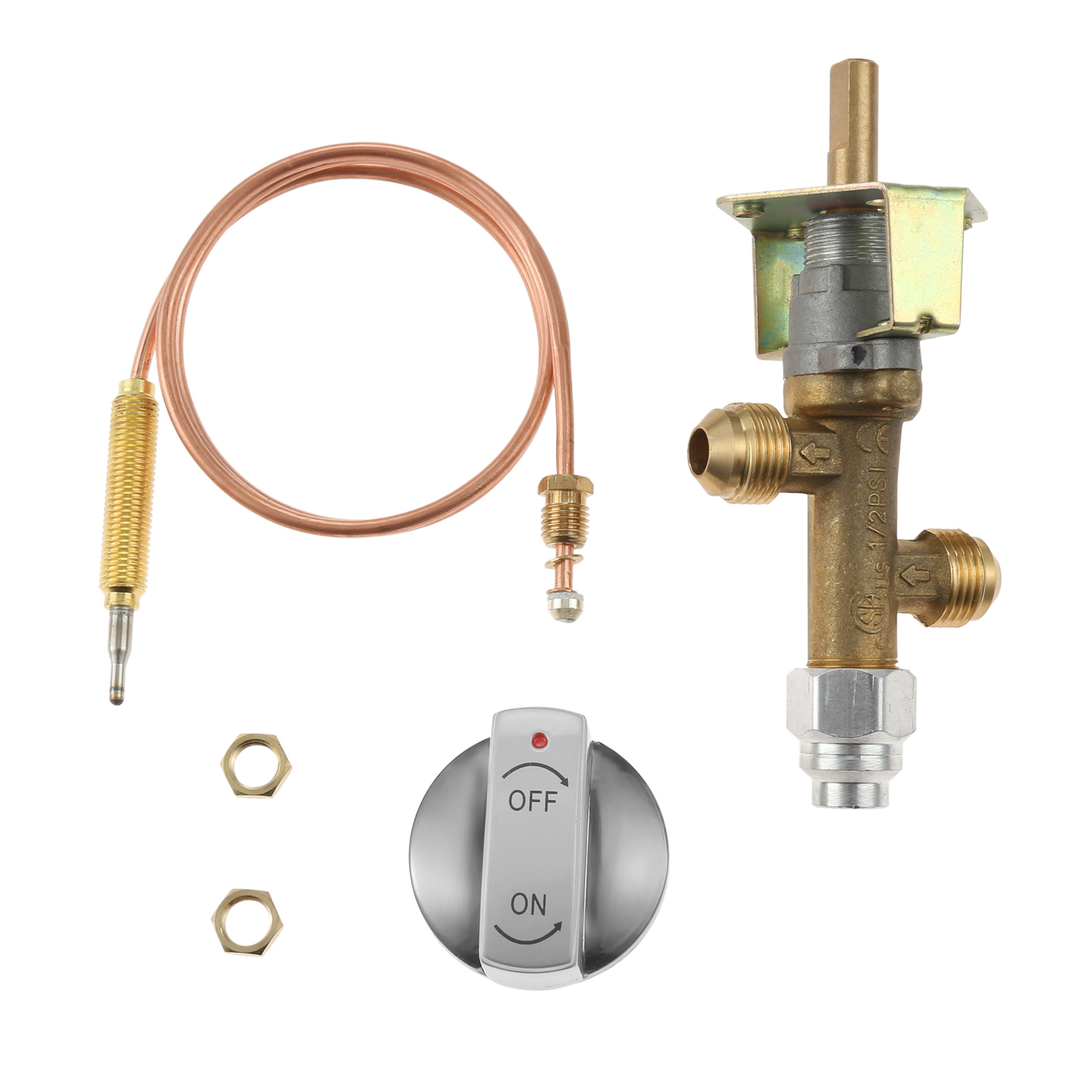 Gas Valve Low Pressure LPG Propane Gas Fireplace Fire Pit Flame Failure ...