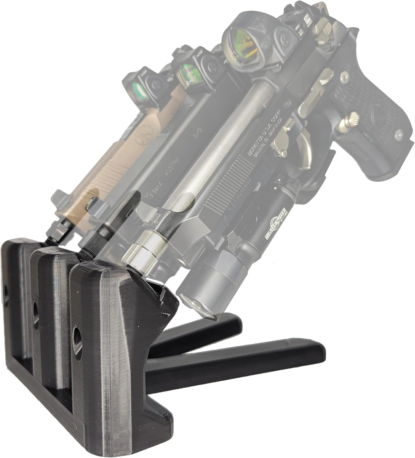 Amazon.com: Hammy3DPrints Universal Triple Pistol/Handgun Stand ...