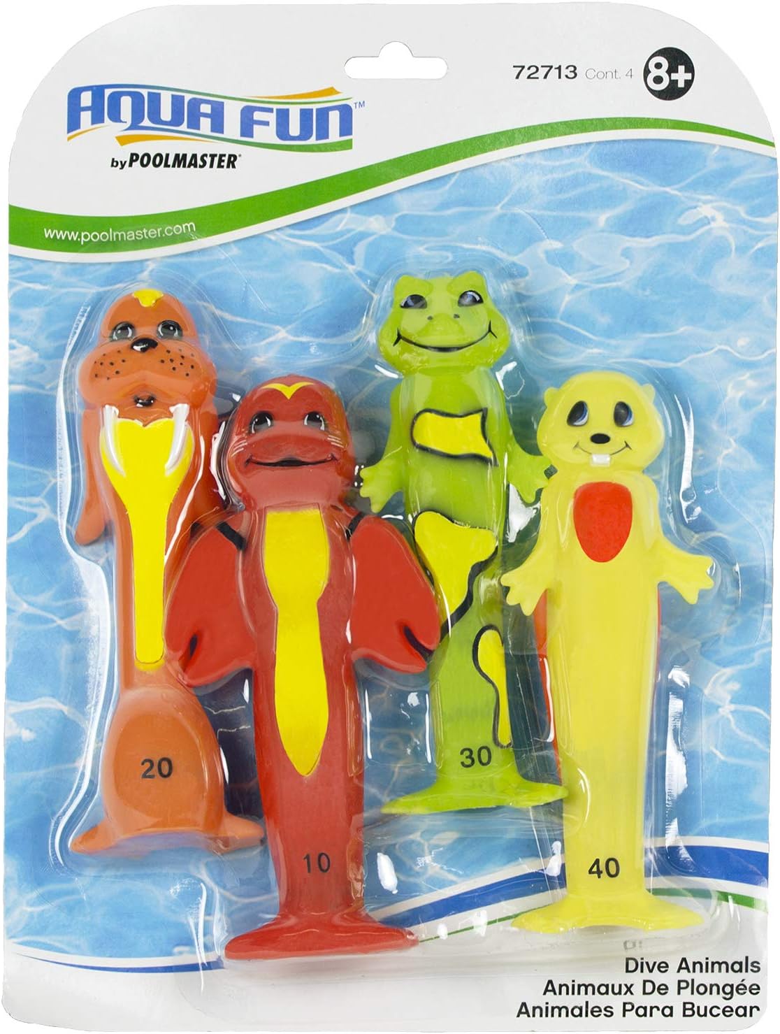 Amazon.com: Poolmaster Swimming Pool Soft Funny Animal Diving Sticks ...
