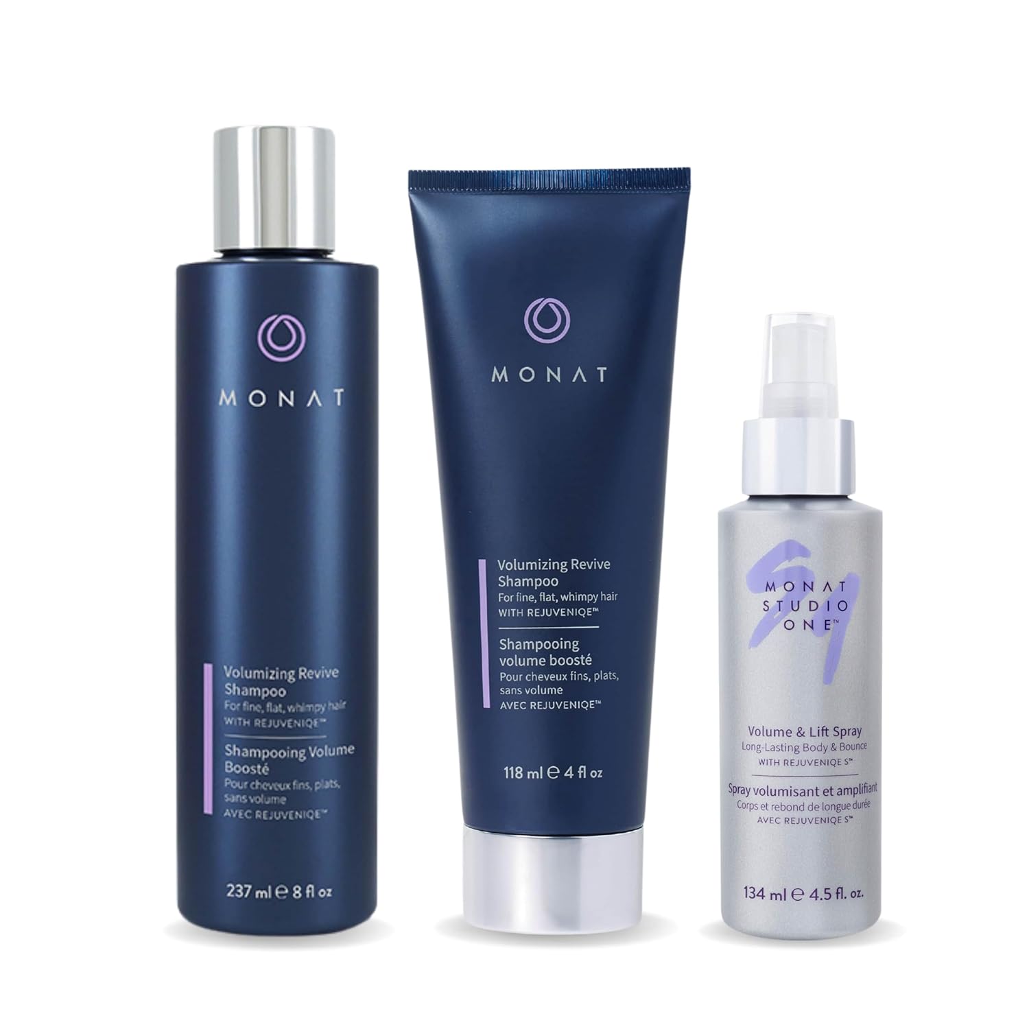 Amazon.com : MONAT Revive Volumizing System – Hair Volume Enhancer Set ...