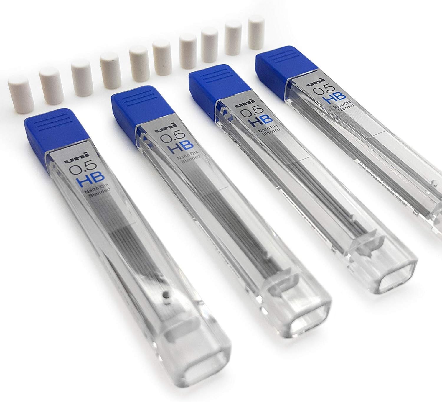 Kuru Toga Uni Ball Refill Set - 0.5mm HB - 48 Leads (4 Tubes of 12 ...
