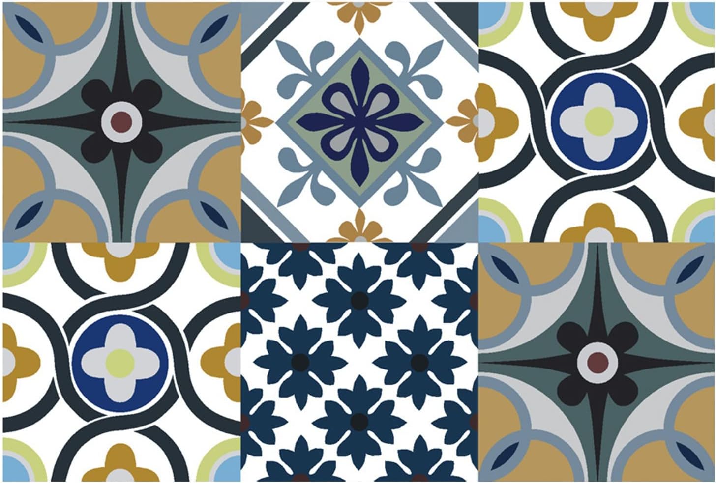 FRAKYEN 6 Sheet Peel and Stick Backsplash Tiles Self Adhesive Subway ...