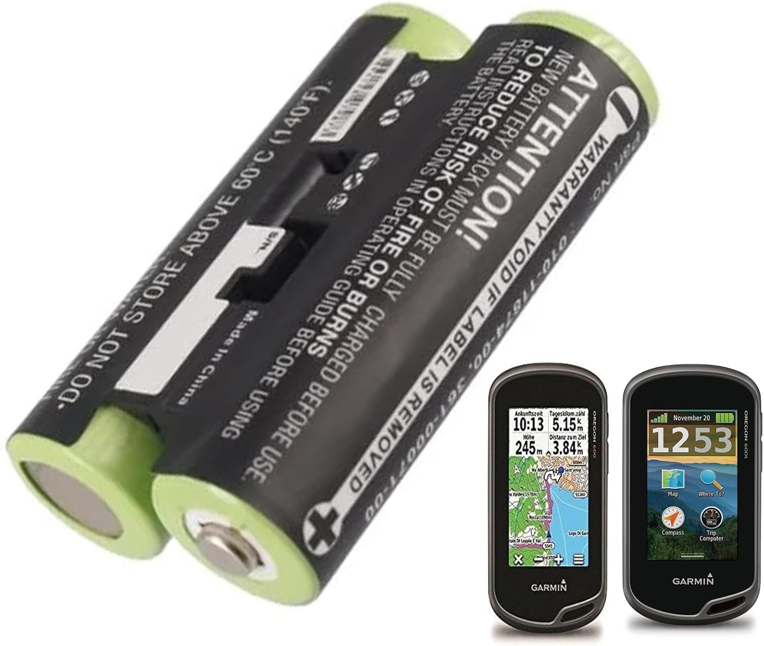 Amazon.com: 2000mAh Ni-MH Battery for Garmin Oregon 600, Oregon 600t ...