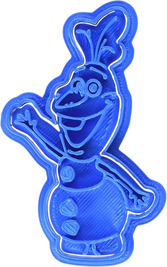 Amazon.com: Cuticuter Whole Olaf Frozen Cookie Cutter, Blue, 8 x 7 x 1. ...