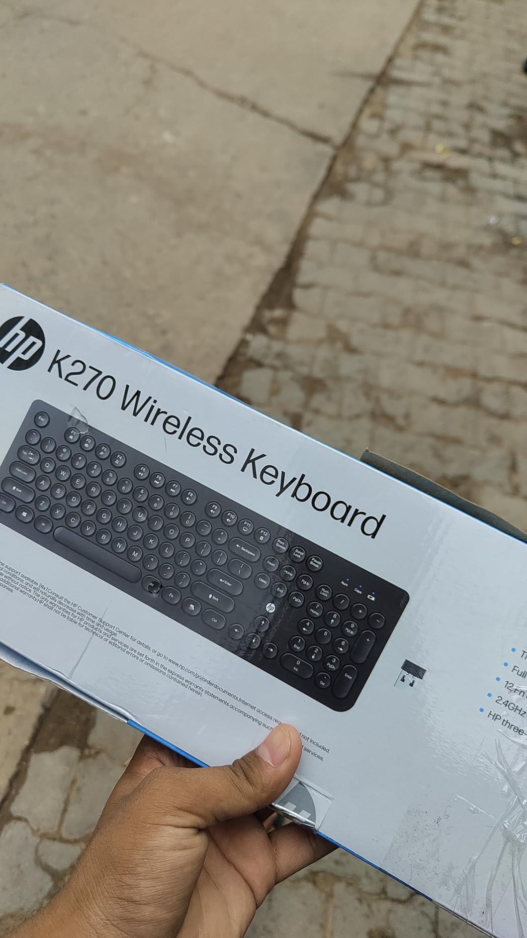 Amazon.in: Buy HP K270 Wireless Keyboard, Black Online at Low Prices in ...
