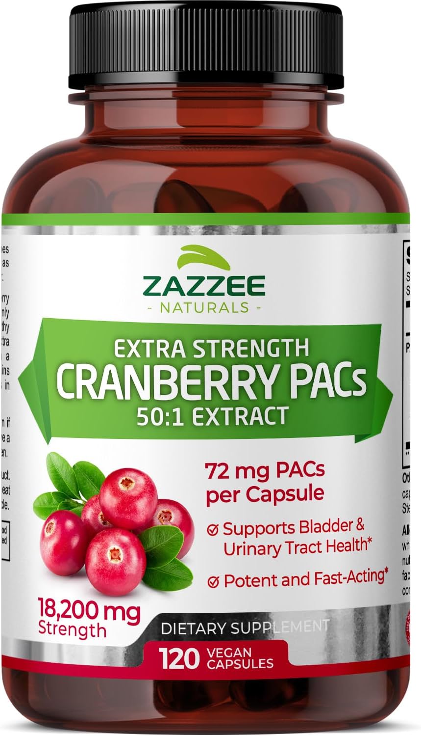 Amazon.com: Organic Cranberry Pills - 50:1 Concentrate Equals 25,000mg ...