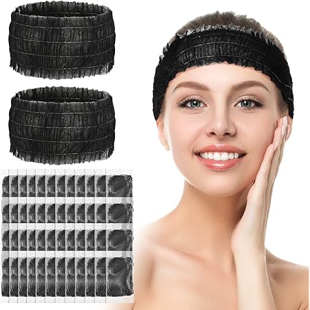 Amazon.com : Disposable Headbands without Closure - APPEARUS Stretch ...