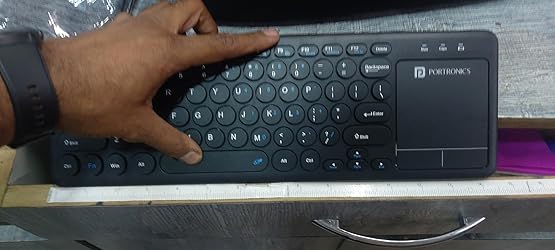 Amazon.in: Buy Portronics Bubble Pro Wireless Keyboard with Touchpad ...