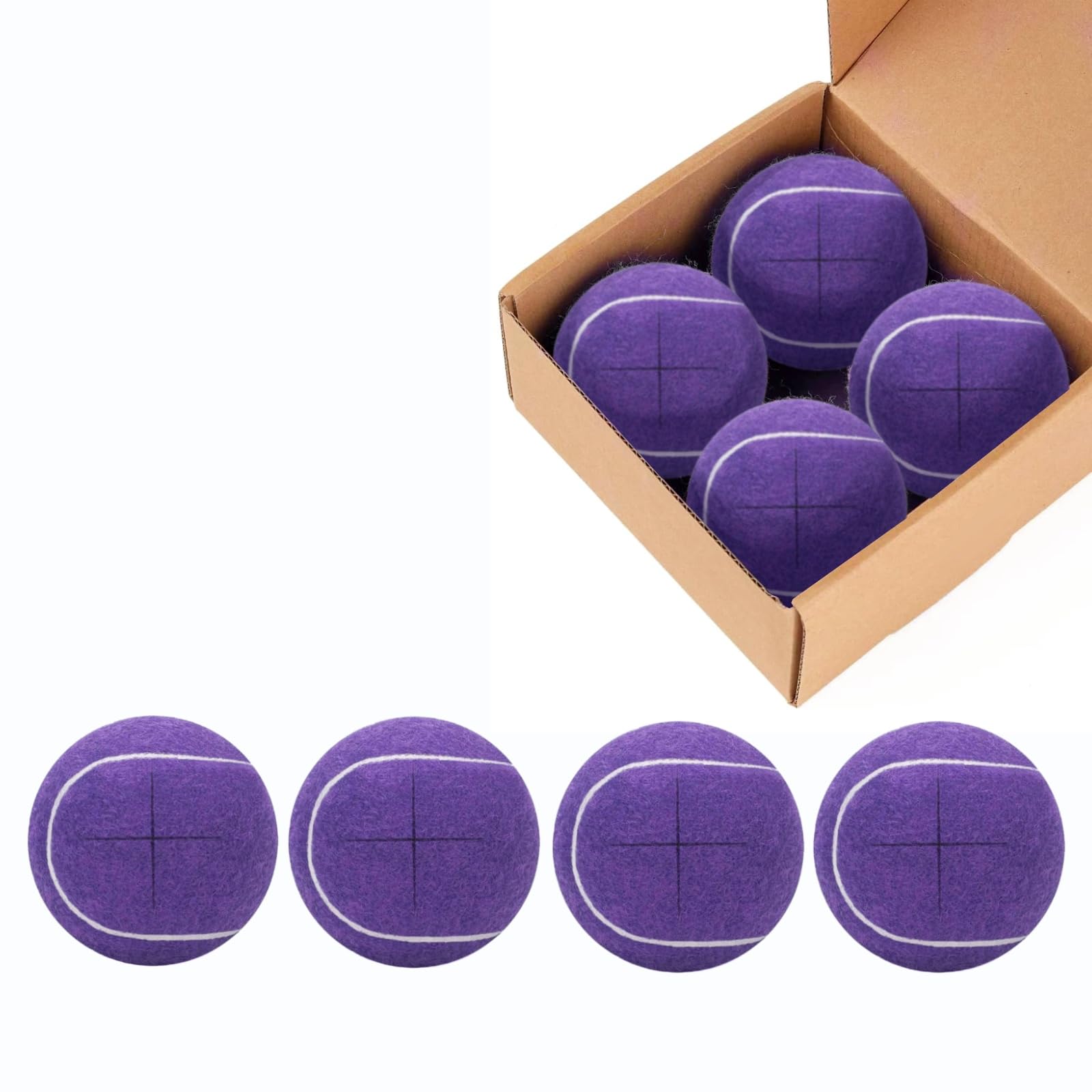 Amazon.com: JY CLASSIC 4 PCS - Walker Glide Balls, Precut Walker Tennis ...