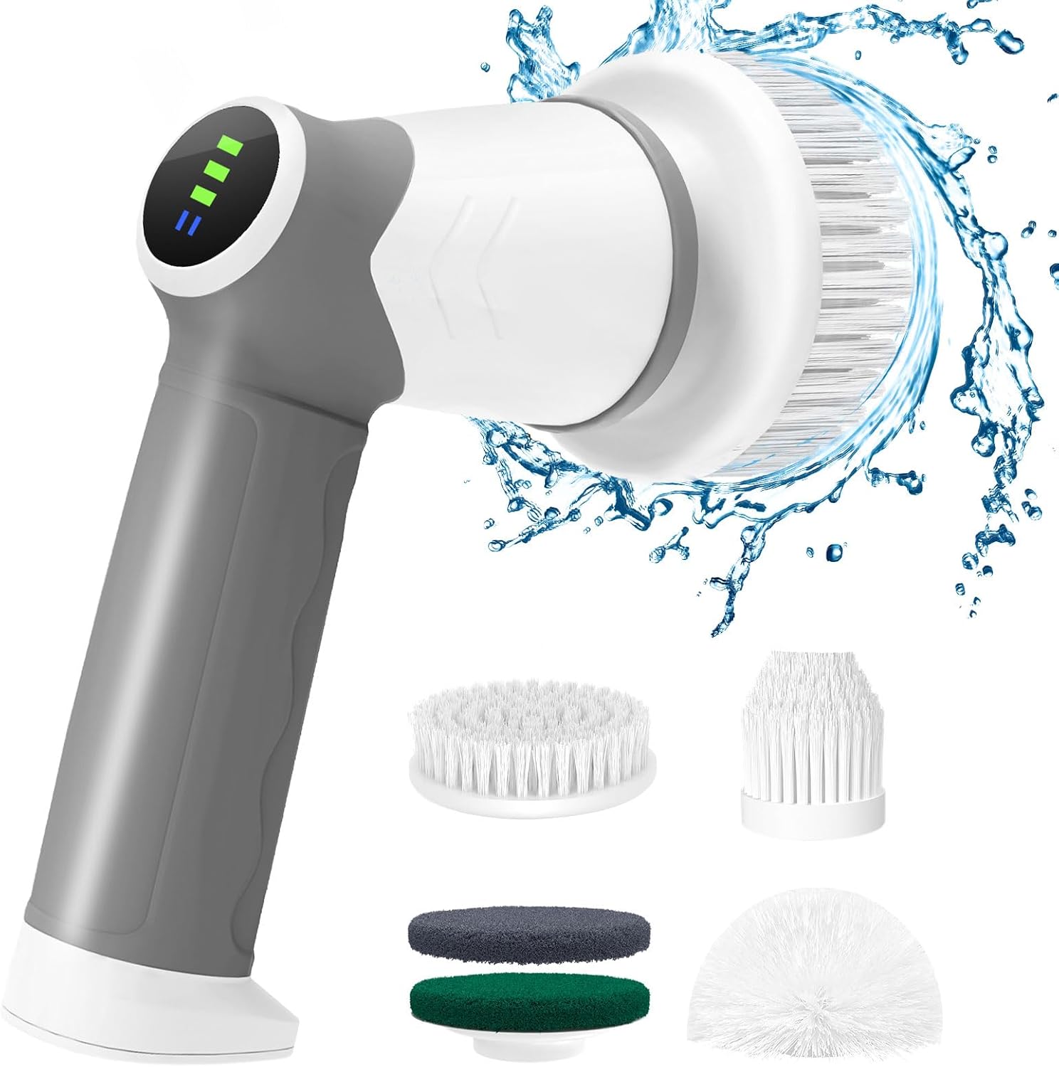 Amazon.com: Electric Spin Scrubber Waterproof Bathroom Scrubber ...