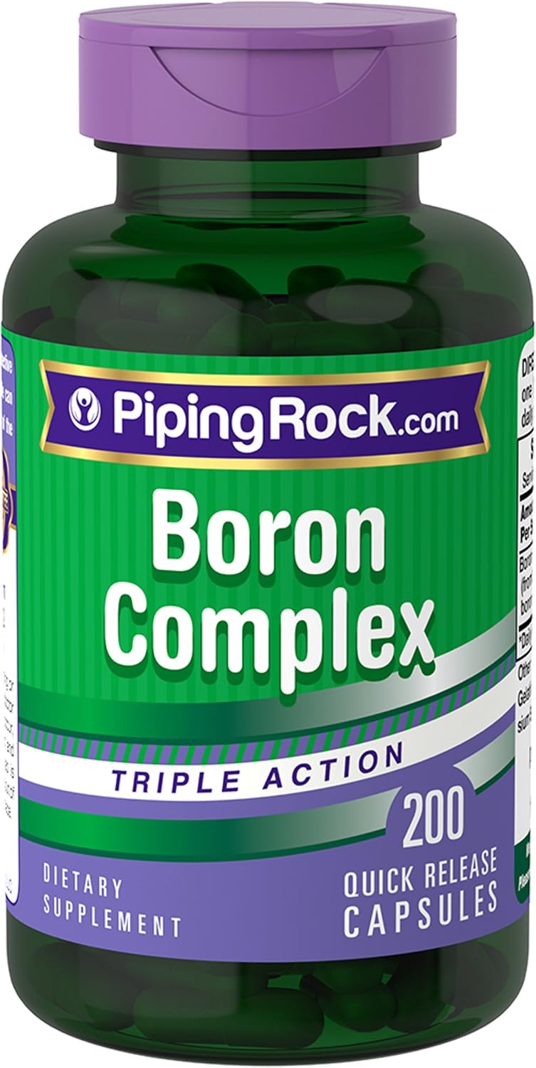 Amazon.com: Boron Complex 3mg 200 Capsules : Health & Household