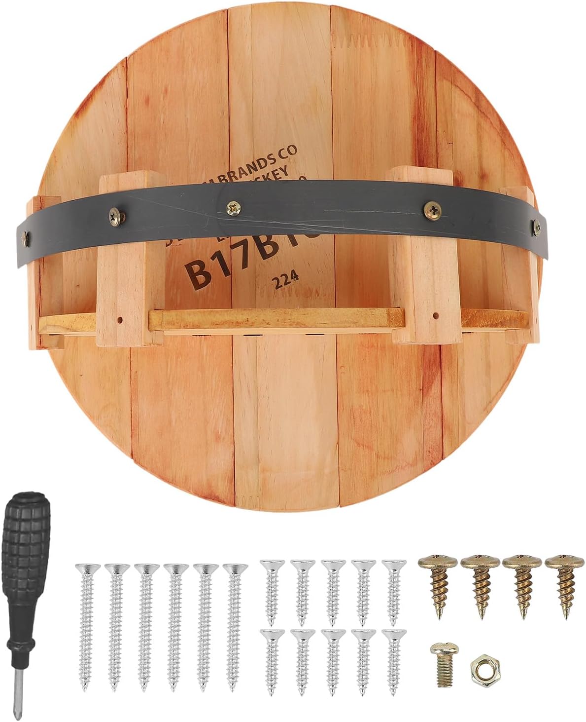 Amazon.com: Wall Mounted Wine Rack, Space Saving Modern Appearance Wood ...