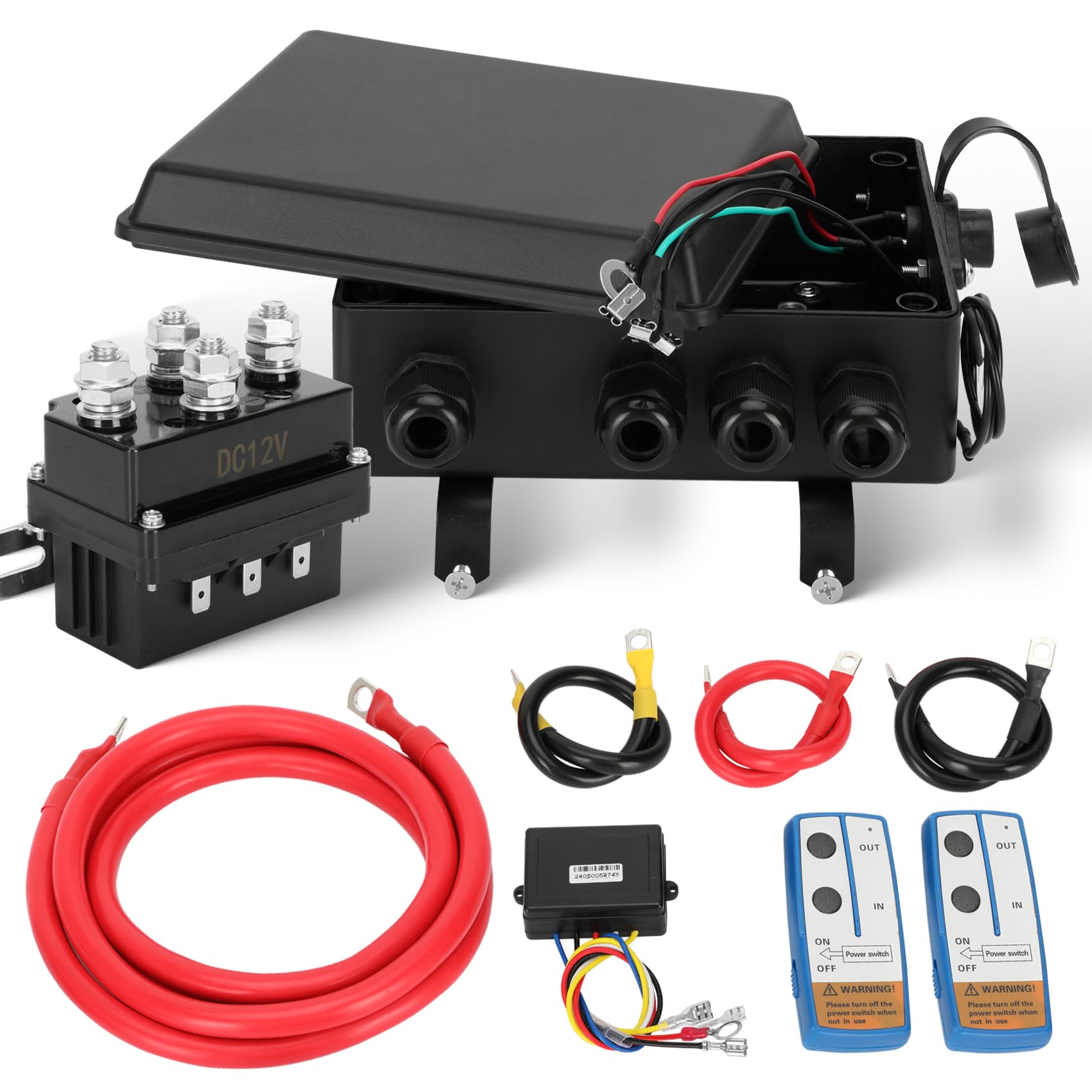 Snapklik.com : 12V 500A Winch Solenoid Contactor Relay