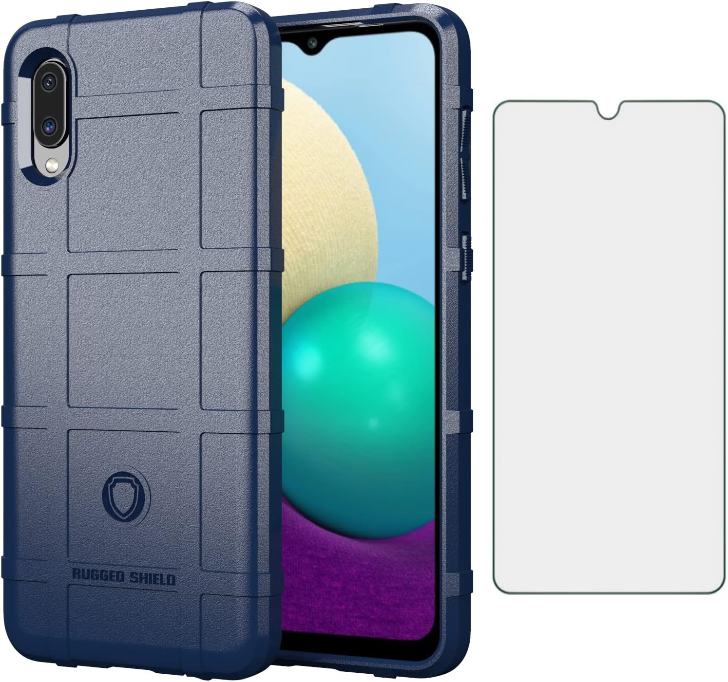 Amazon.com: Asuwish Phone Case for Samsung Galaxy A02 with Tempered ...