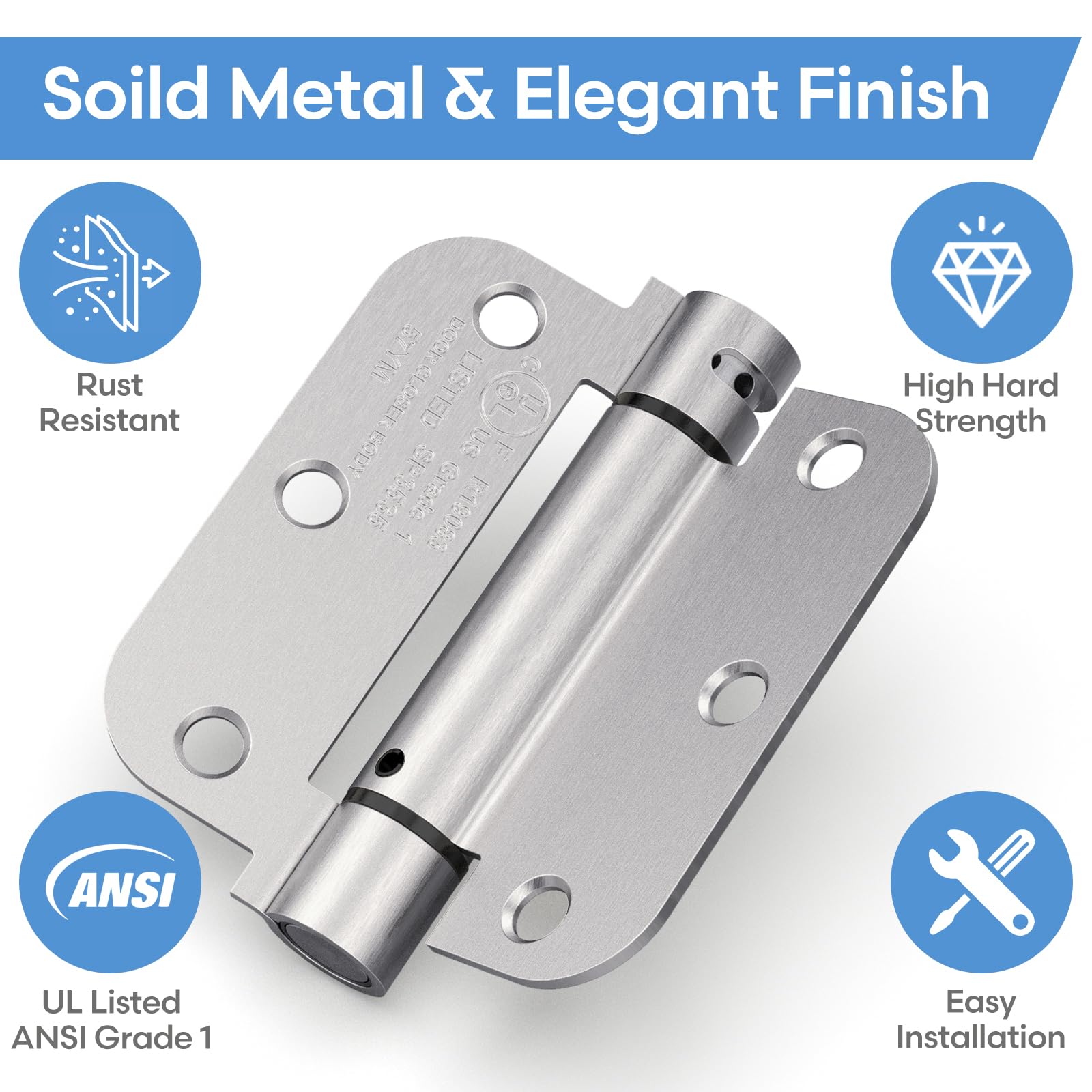 Installing Spring Loaded Door Hinges Penrod Hinge Color How To Install