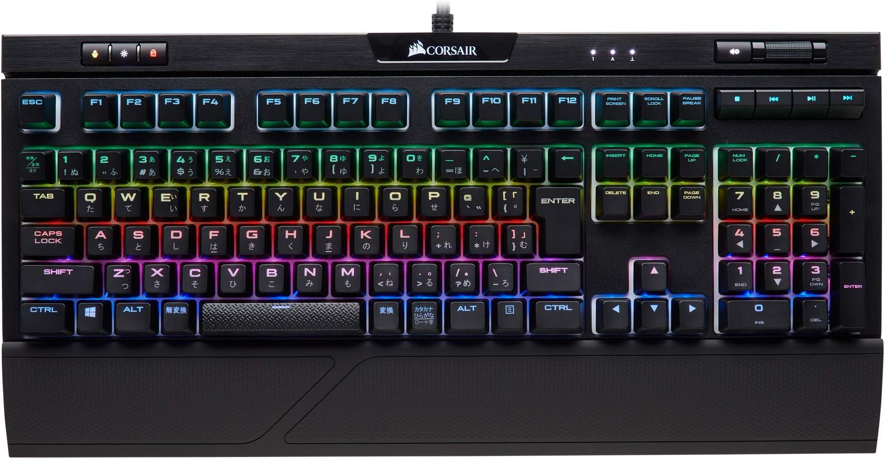 Amazon.co.jp: Corsair K70 RGB MK.2 RAPIDFIRE MX Speed Keyboard ...