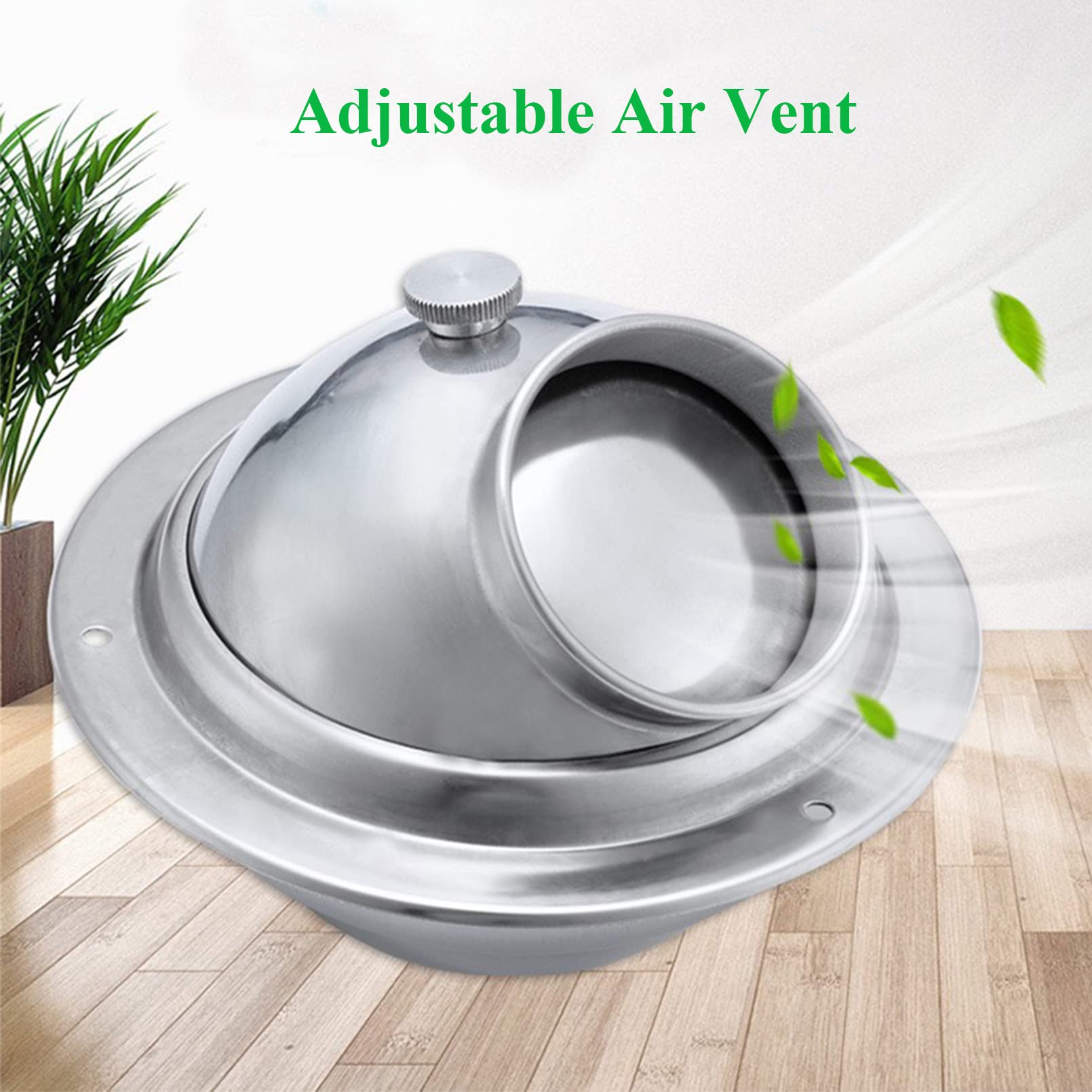 Snapklik.com : 4in Adjustable Air Vent Stainless Steel Airstream ...