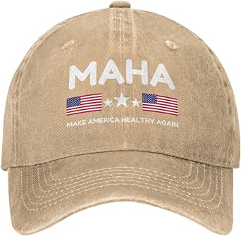 Amazon.com: Atmostcards MAHA Trump Trucker Hat - Adjustable Make ...