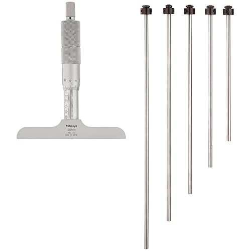 Snapklik.com : 129-116 Vernier Depth Gauge, Interchangeable Rods ...