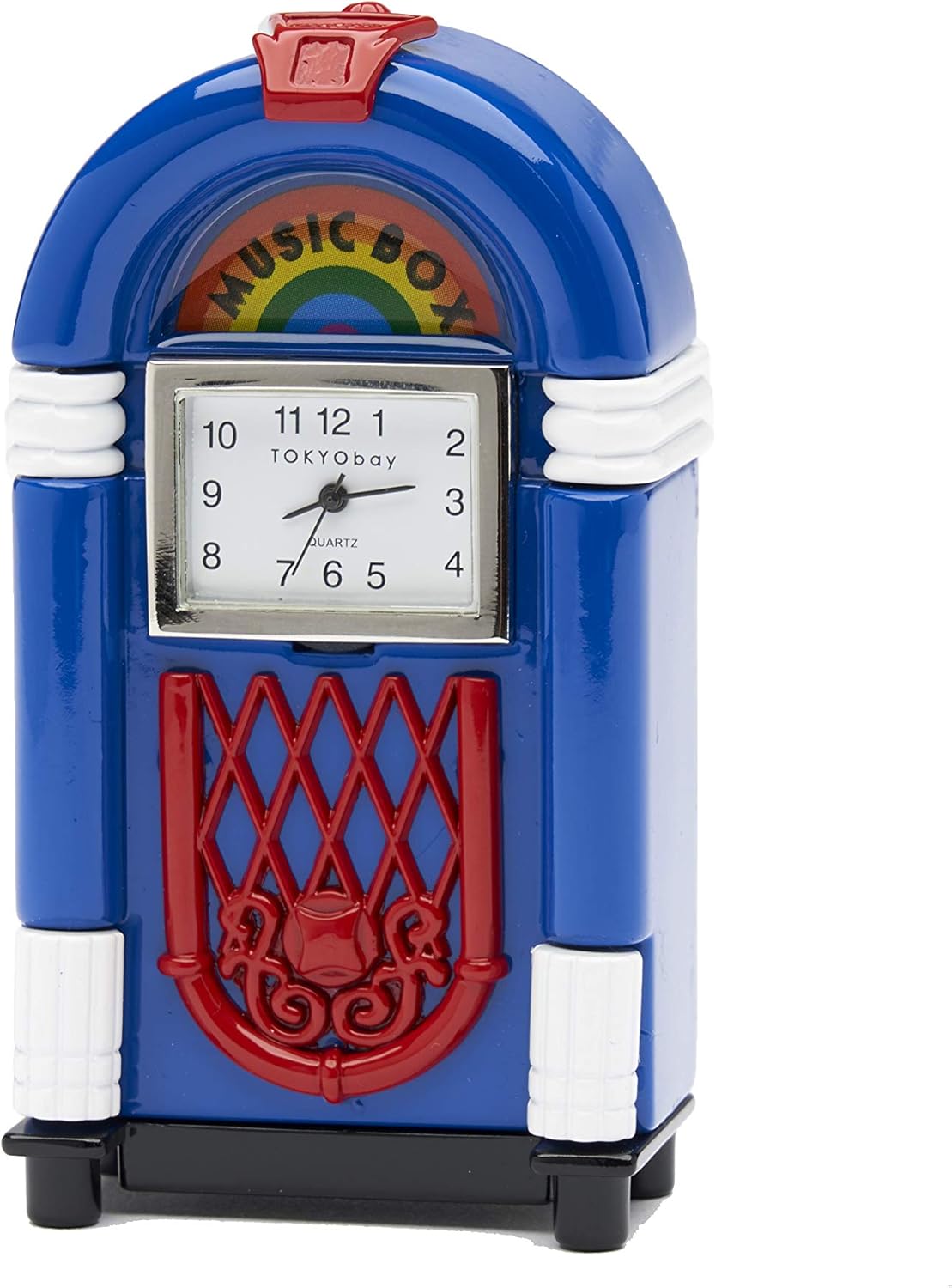 Amazon.com: TOKYObay Jukebox Blue - Small Desk Clock for Home Office ...