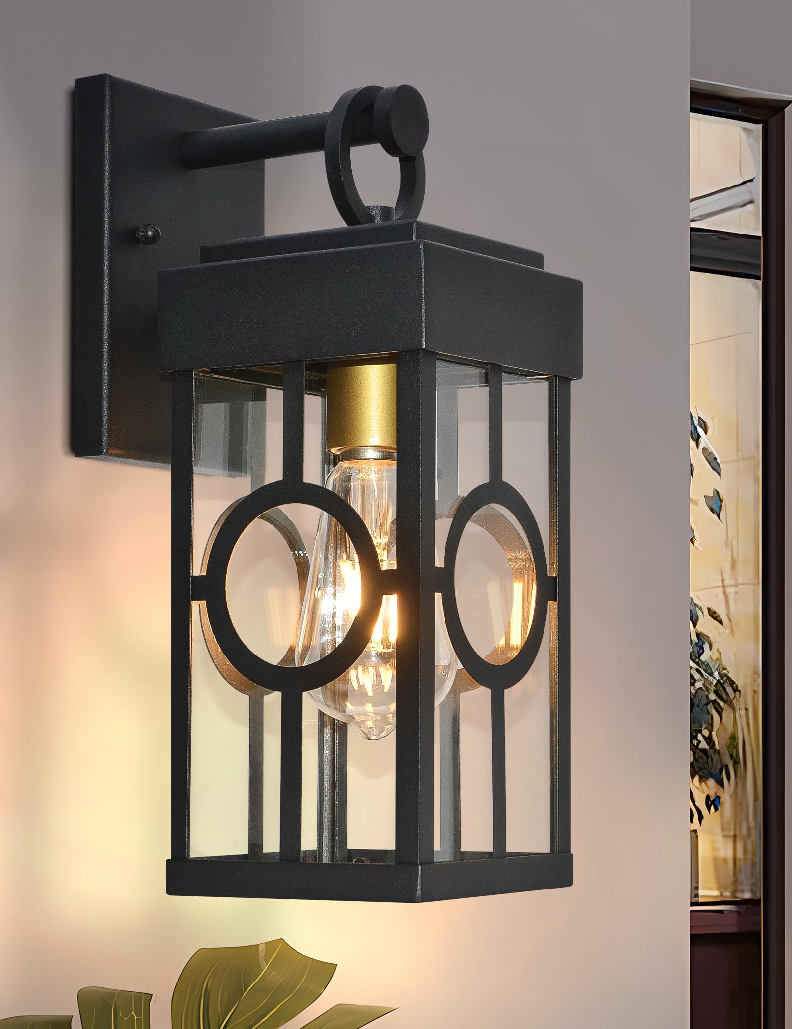 ALVIME Outdoor Wall Lights Fixture, Exterior Wall Lanterns, Waterproof ...