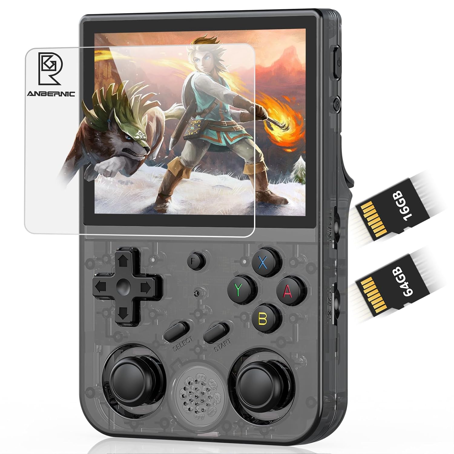 Buy RG353V Retro Handheld Game with Android 11 and Linux Built- in 4452 ...