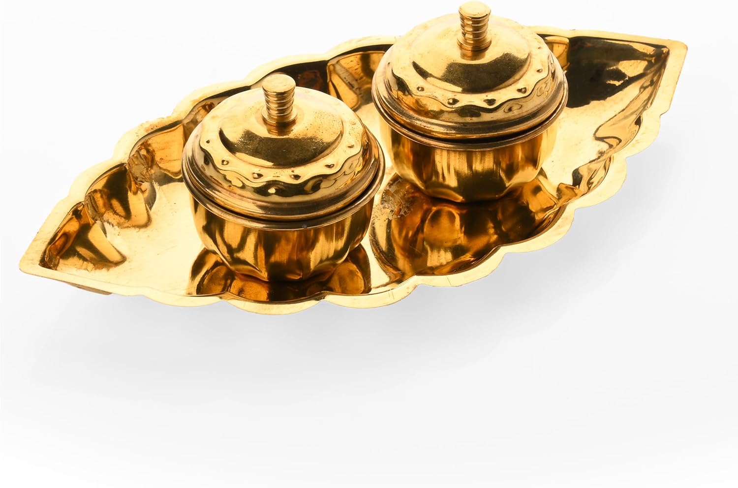 Brass Handmade Kankavati Pital Roli Chawal Platter Nepal | Ubuy