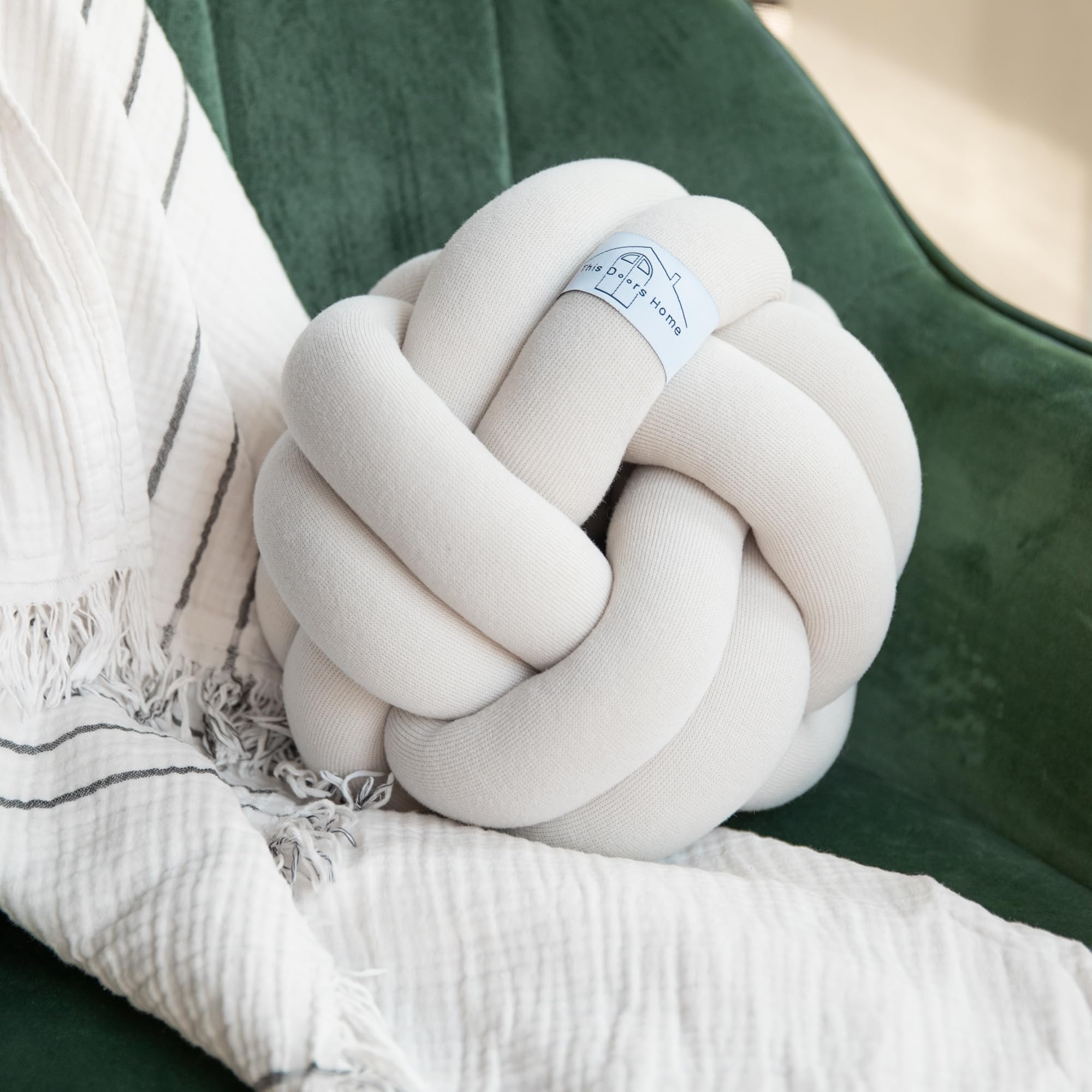 Amazon.com: Silkpine Knot Pillow Ball, Knot Pillows Decorative Throw ...