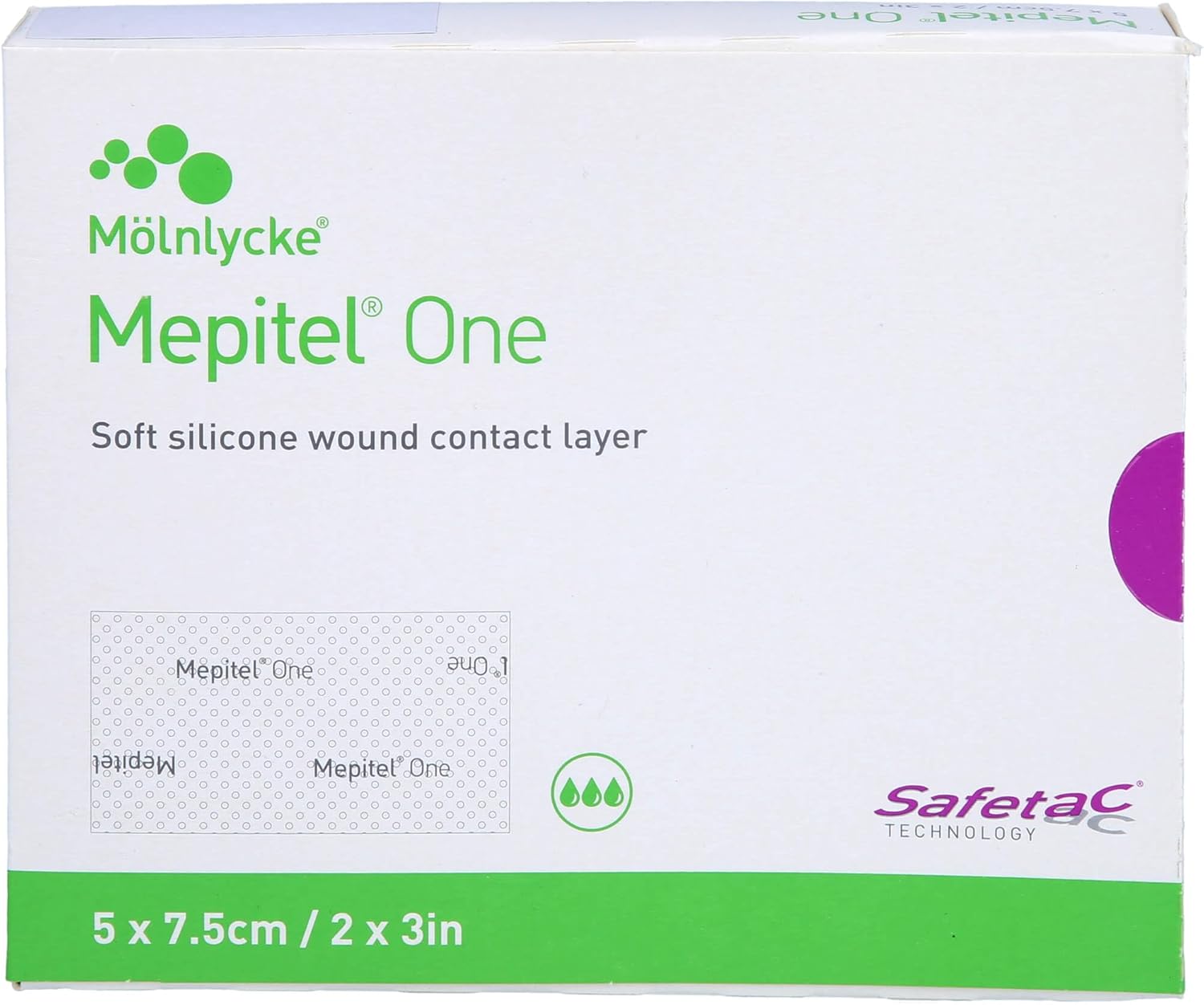 MEPITEL One 5x7,5 cm Silikon Netzverband 10 St : Amazon.co.uk: Health ...