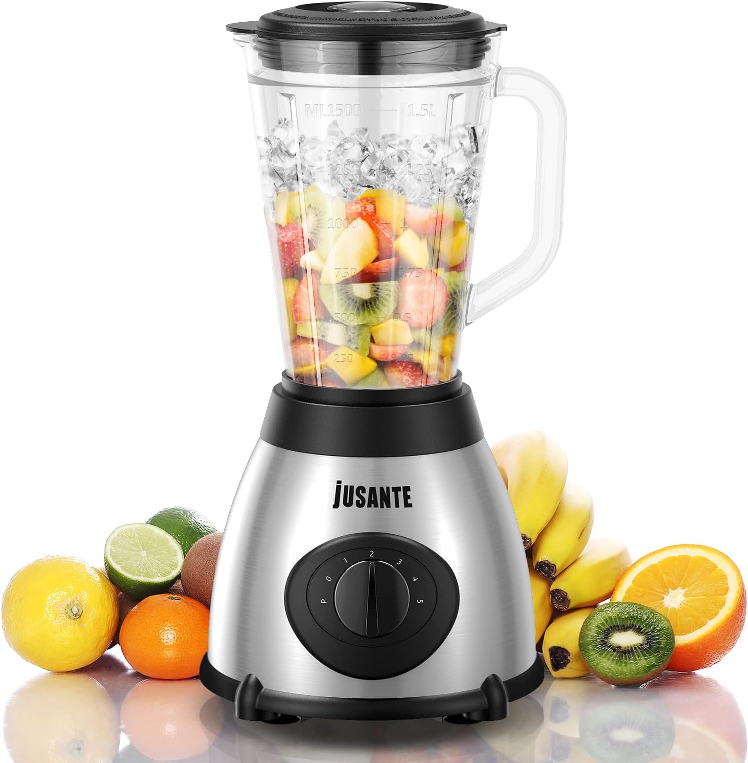 Amazon.com: Hamilton Beach Power Elite Wave Action Blender For Shakes ...