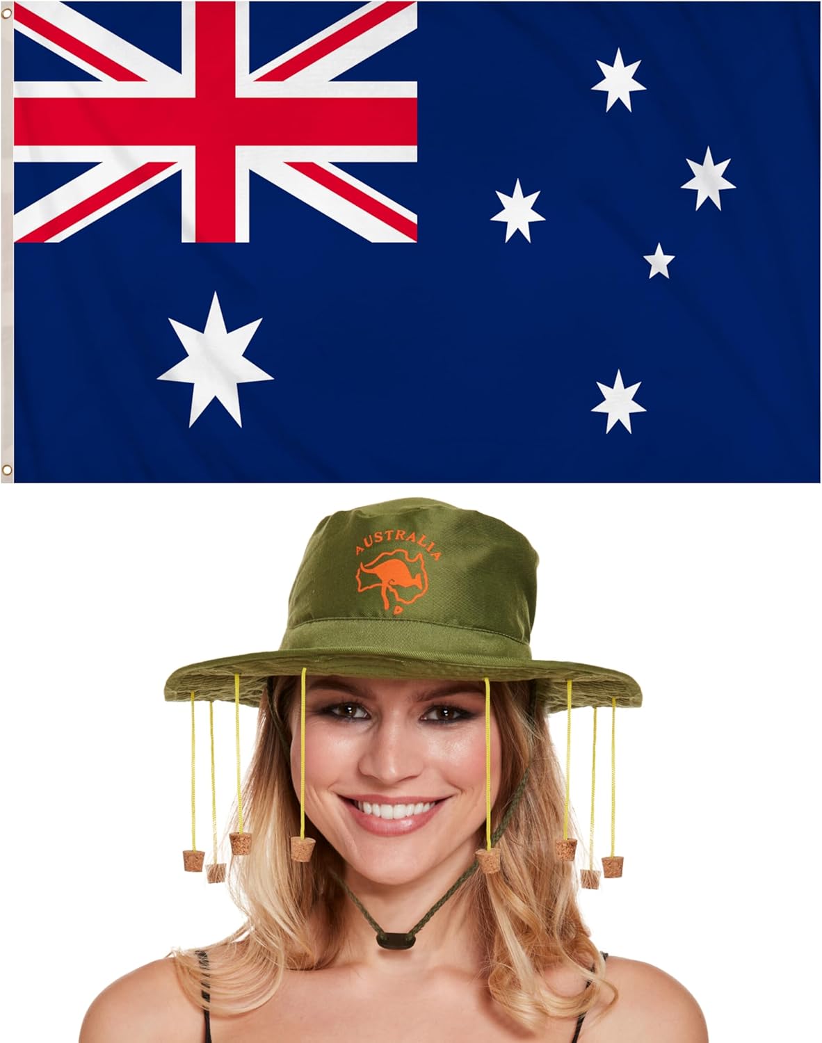 VINCAM Australia Crocodile Dundee Fancy Dress Outfit Set - Australian ...