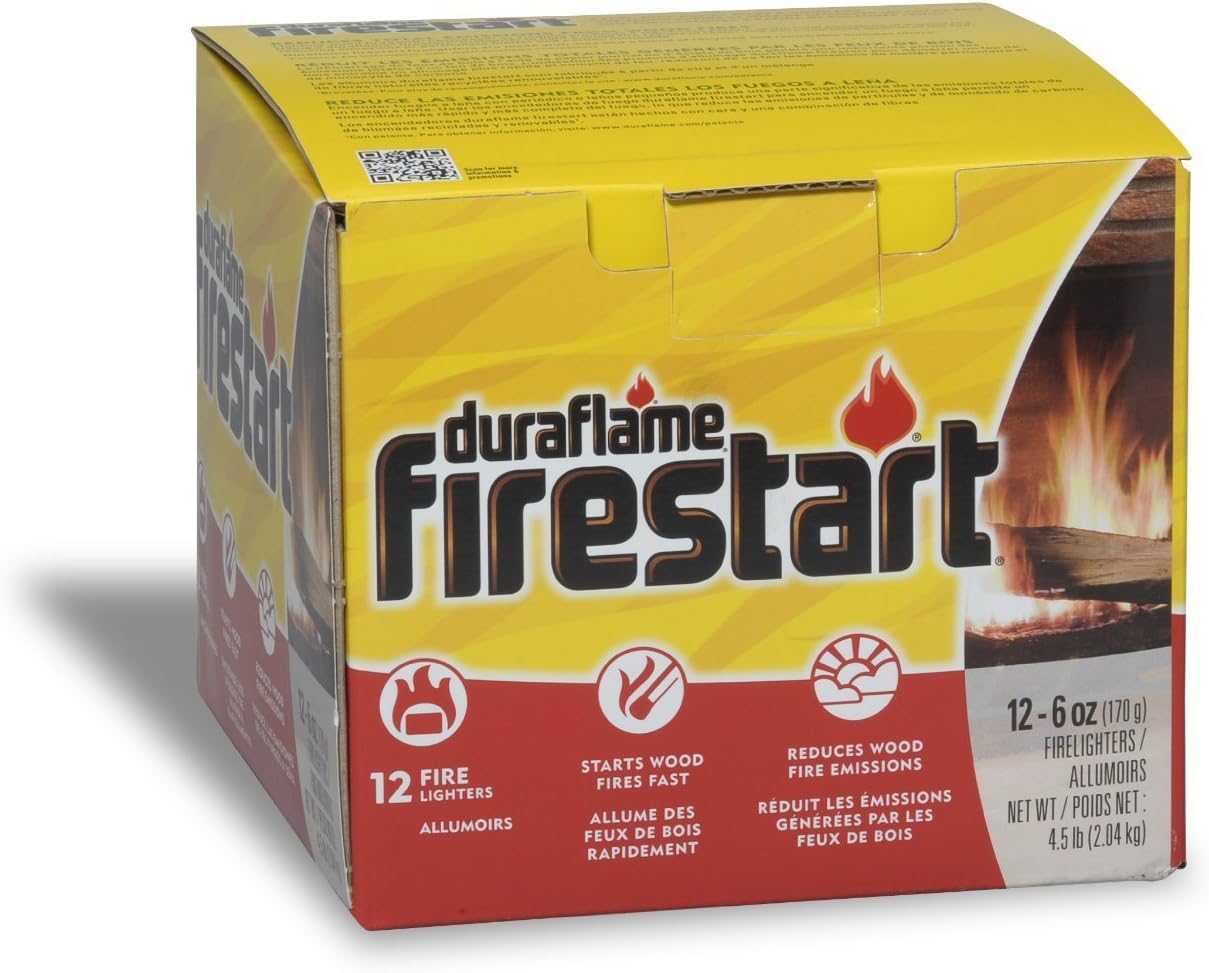 Amazon.com : Duraflame Firestart Firelighters, 12-Pack : Sports & Outdoors